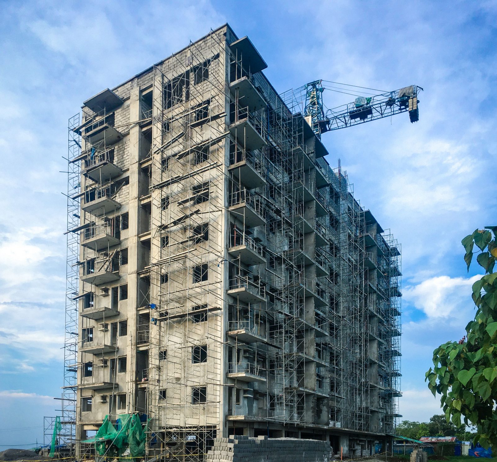 Front Left View of Brenham Building