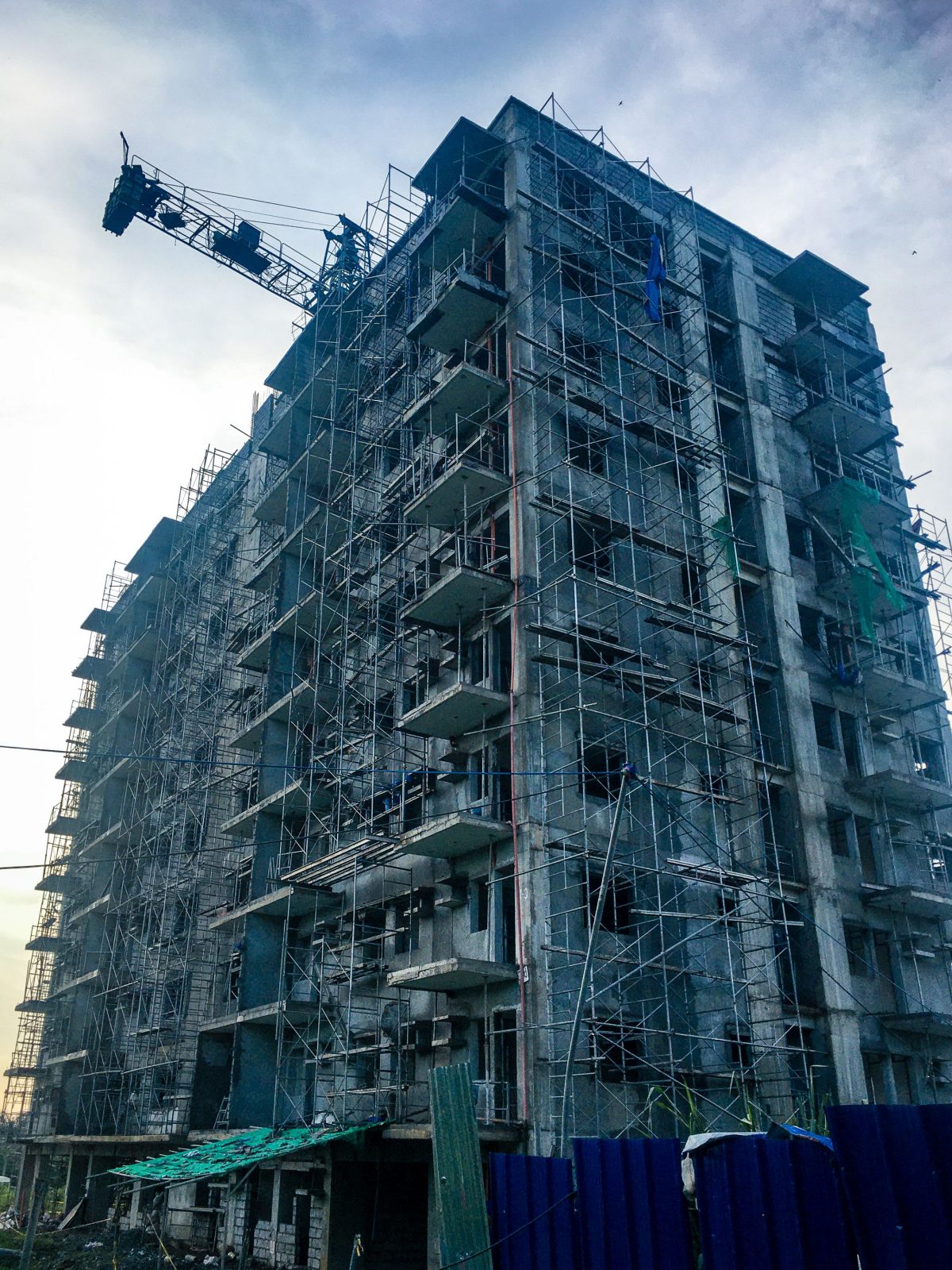 Front Right View of Brenham Building