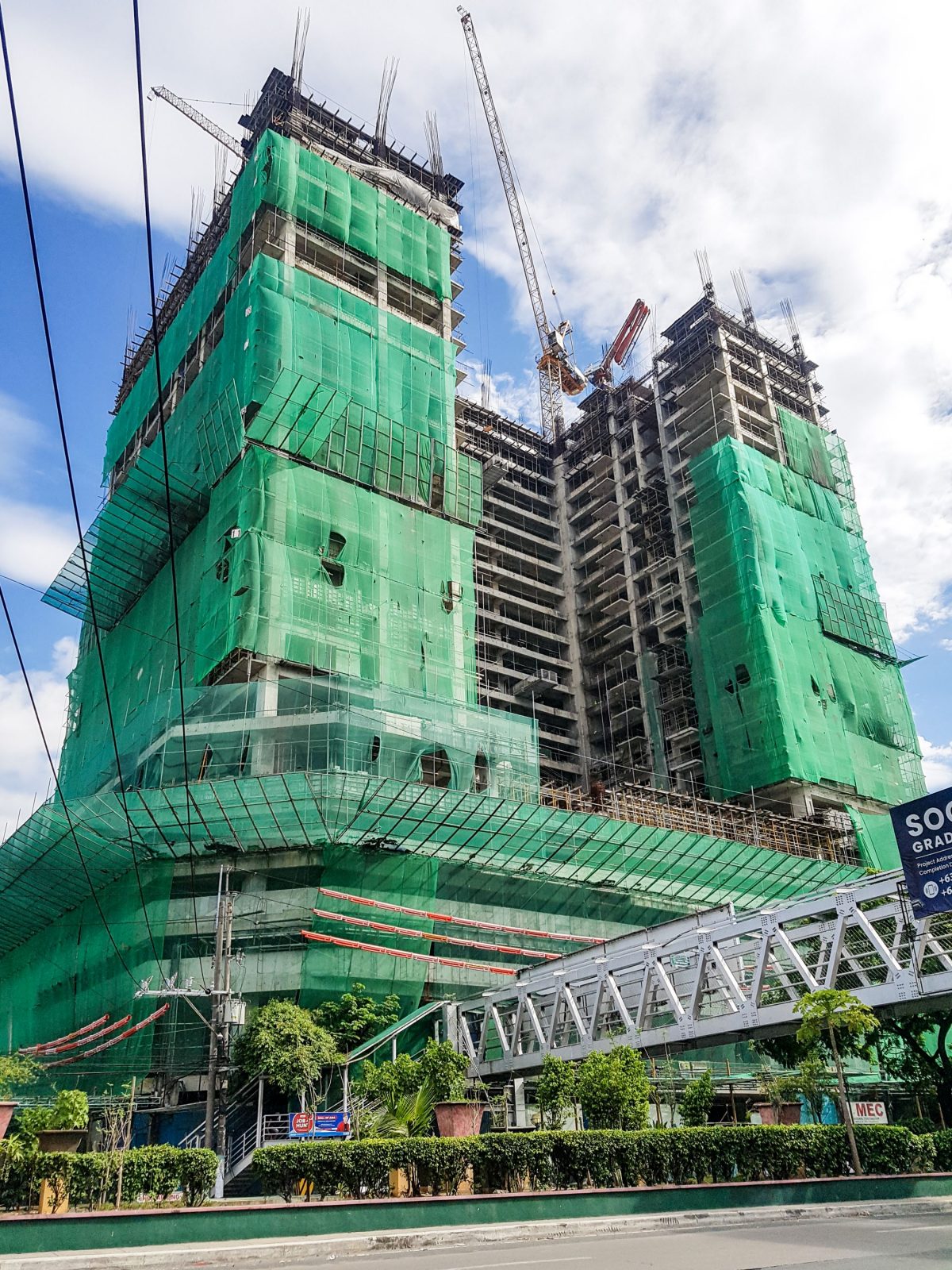 Here are the latest construction update photos for Grand View Tower: