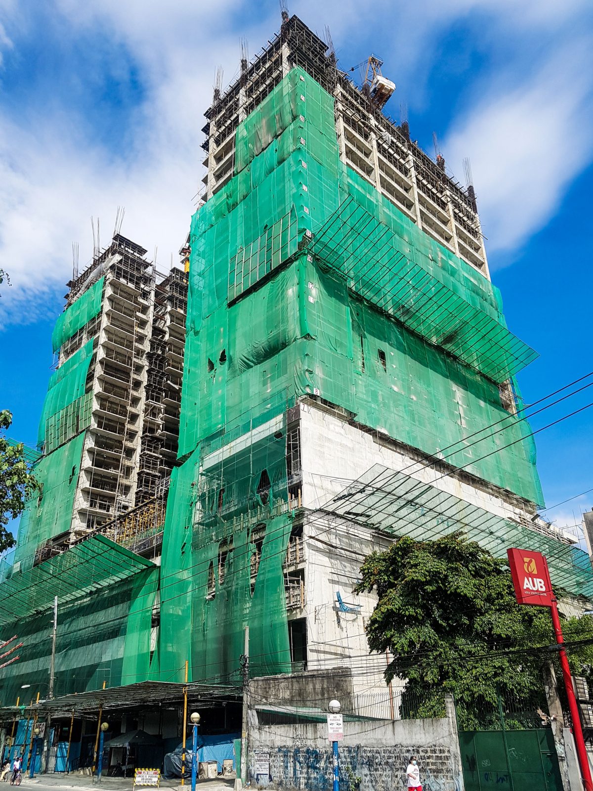 Grand View Tower current view from Sen. Gil Puyat Avenue showing casted ...