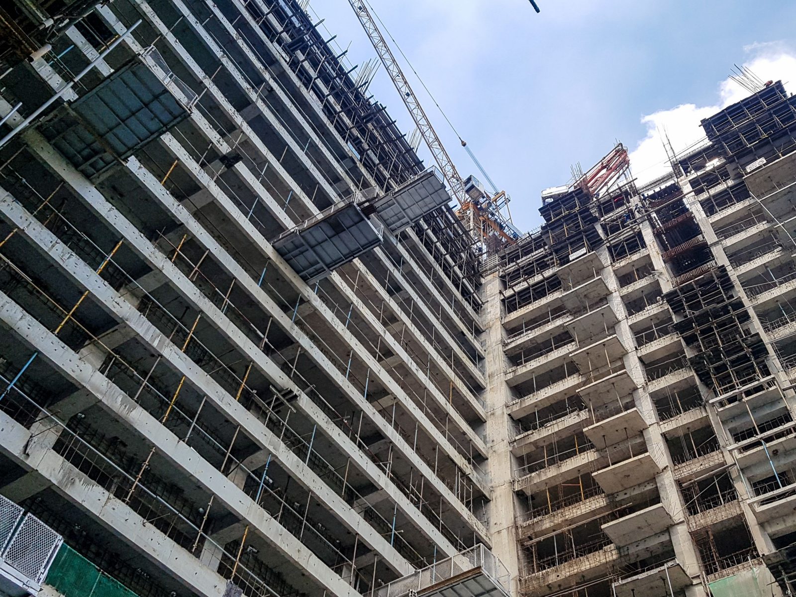 View from swimming pool area at the 7th floor showing front viewof the ...