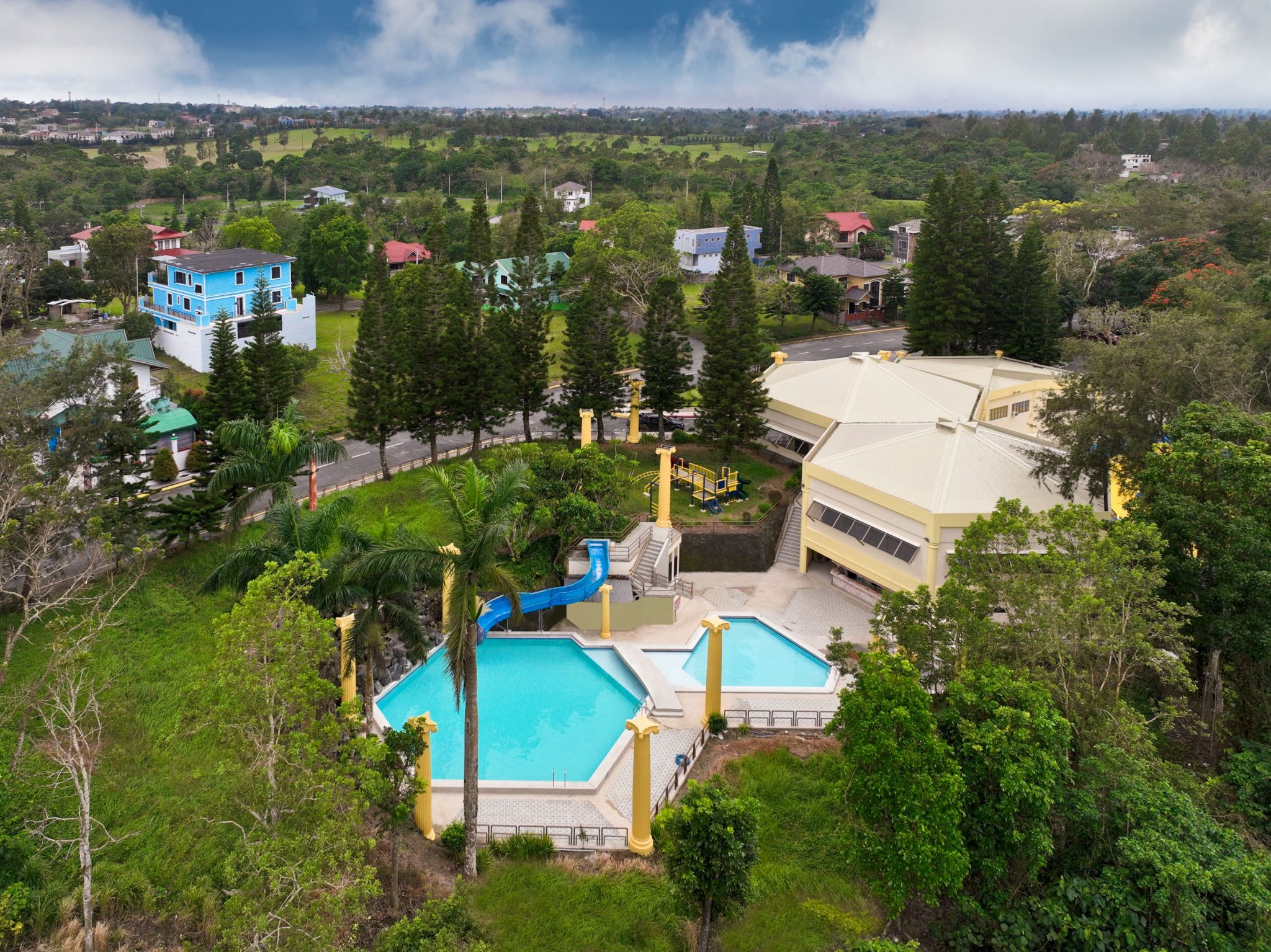 Actual photo of Swimming Pool and Multi-Purpose Hall | Metrogate ...